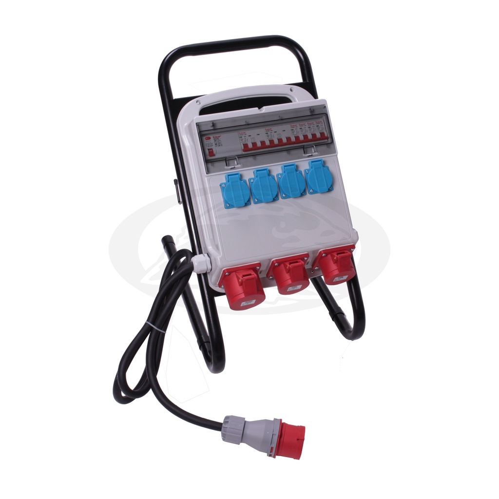 Verdeelkast met standaard 32A 230V 415V | Valkenpower